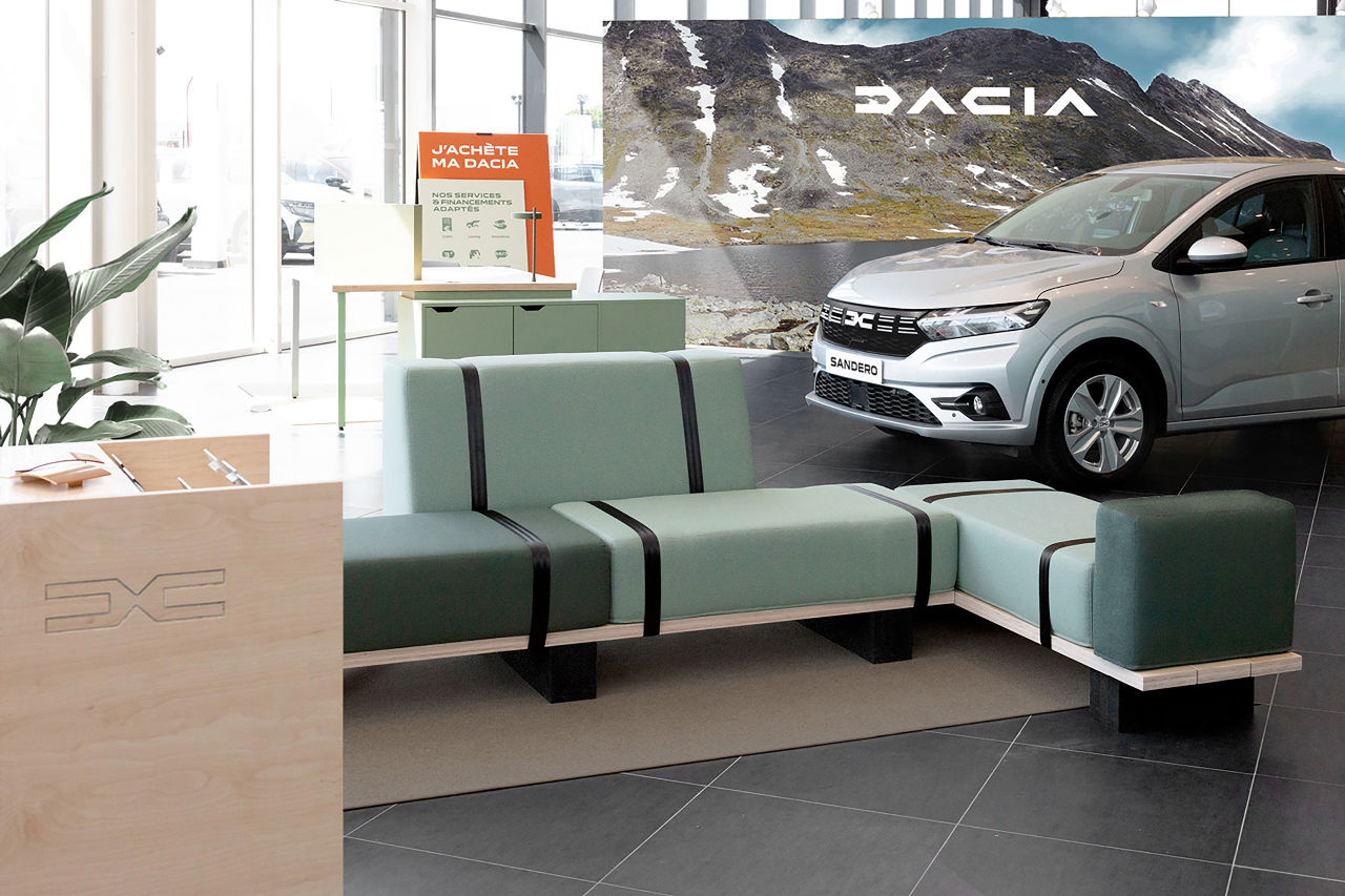 Dacia - New eco-designed retail for the Dacia network - 2023 • Projects ...